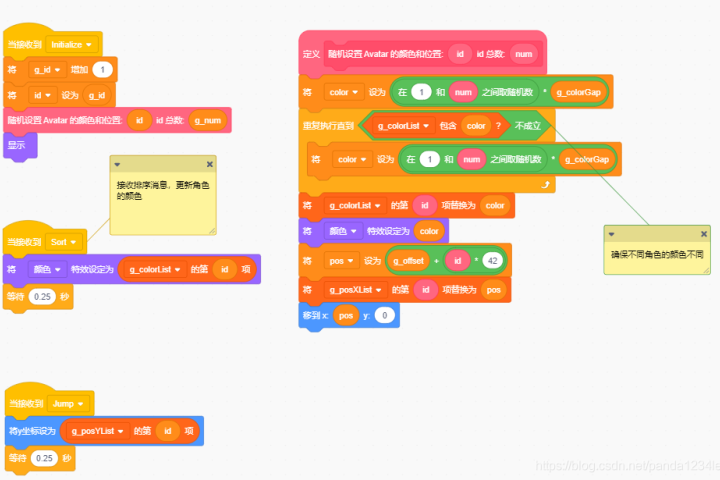 Scratch 选择排序动态示意 Scratch编程
